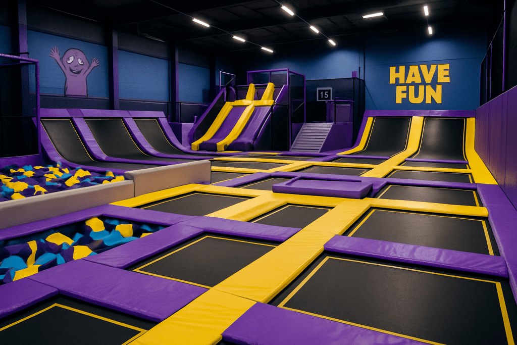Things to do in Shropshire - jump-in-trampoline-park-shrewsbury